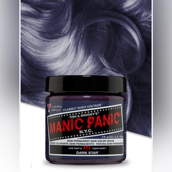 Hair | Manic Panic Dark Star Grey Hair Dye Classic | Poshmark